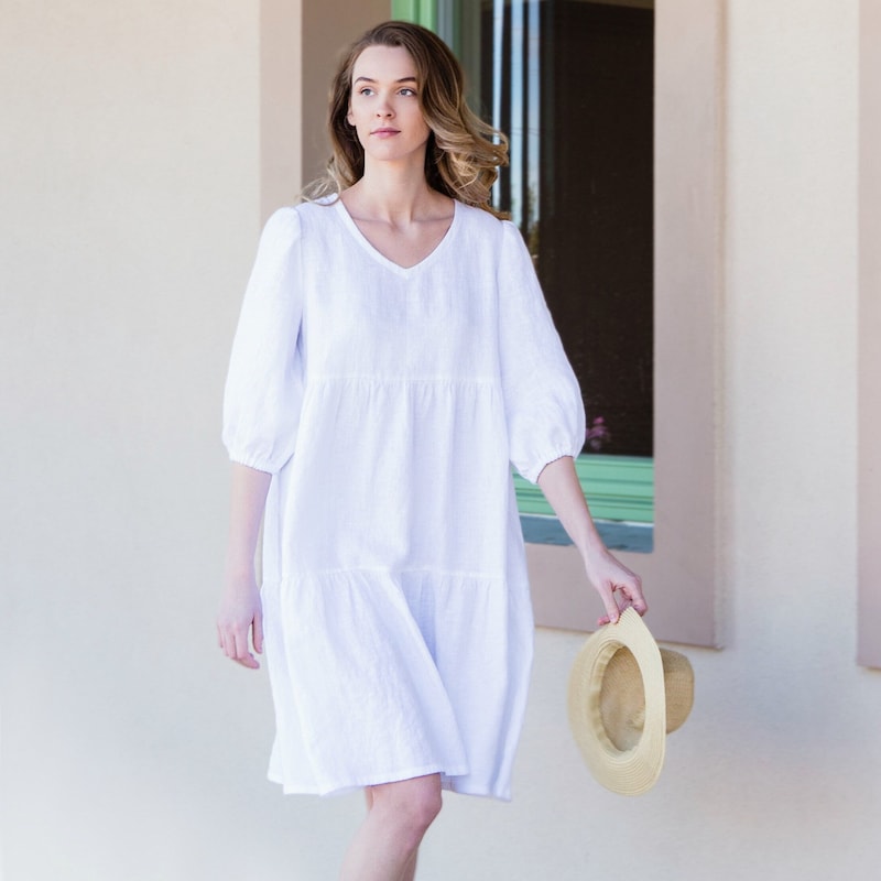 Summer Linen Dress - Etsy