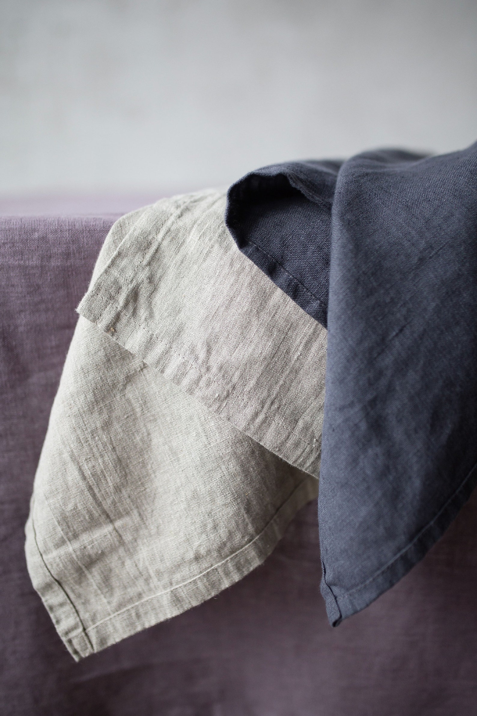 Set of 3 Linen Kitchen Towels / Kitchen Towels / Natural Linen - Etsy