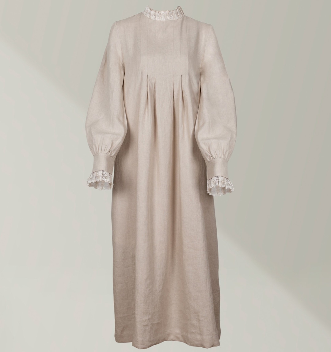 Linen Funeral Dress for the Deceased / Dress for the Deceased / Funeral ...