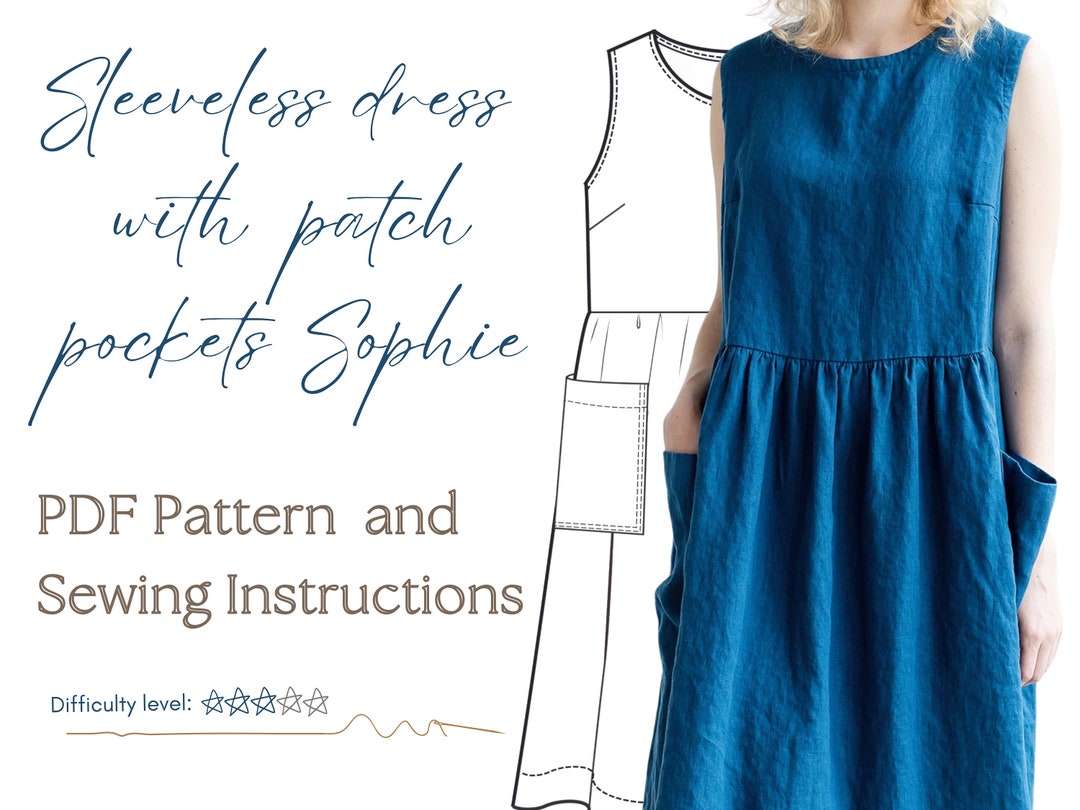 Long Dress Sophie / PDF Sewing Pattern / DIY Long Dress / - Etsy Australia