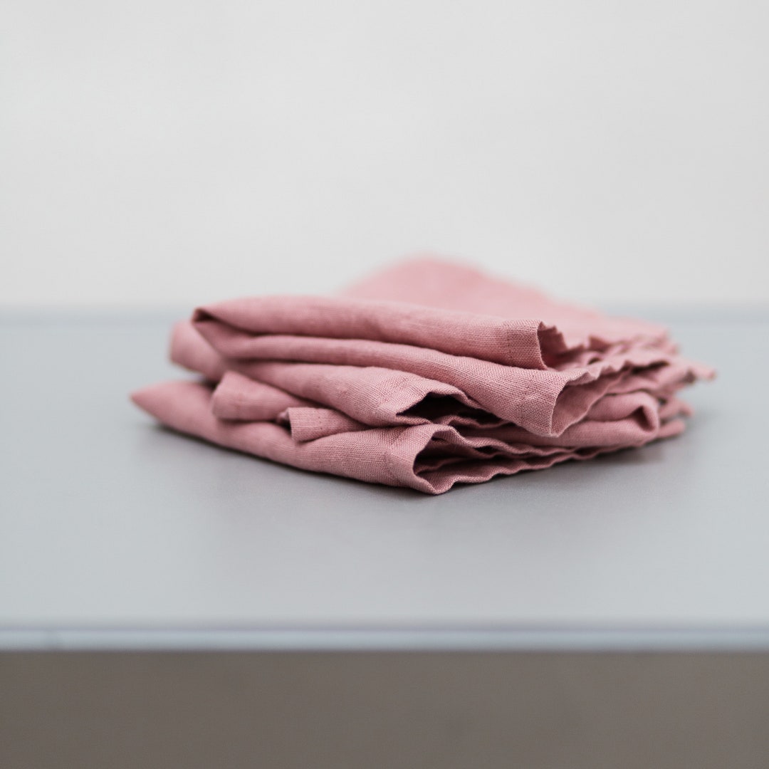 Linen Napkins/ Set of 3 Linen Napkins/ Natural Linen Napkins/ - Etsy