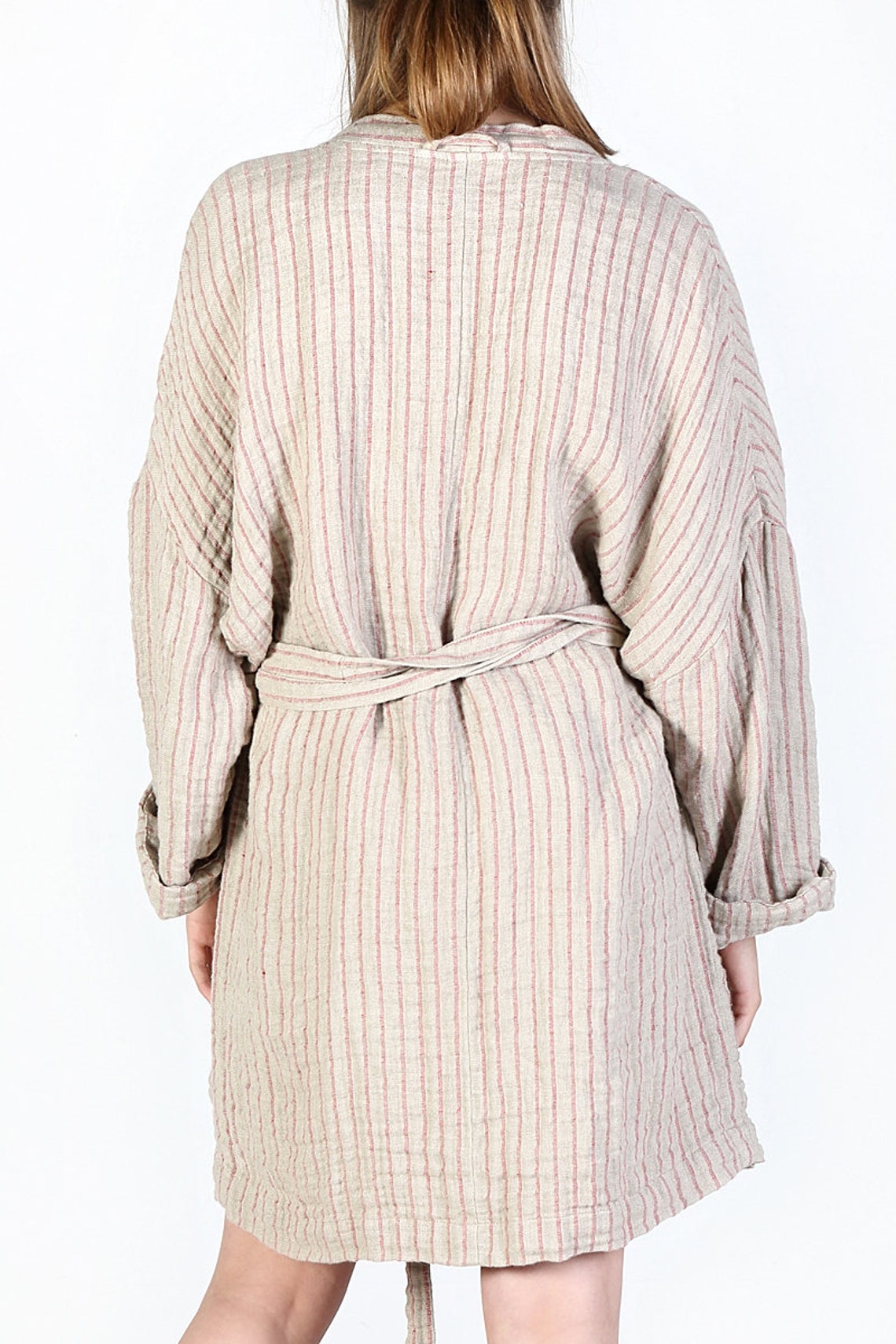 Linen Bath Robe / Linen Robe / Various Colors Available / | Etsy