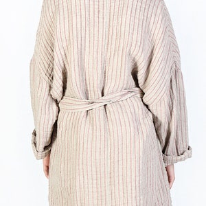 Linen Bath Robe / Linen Robe / Various Colors Available / Sauna Robe ...