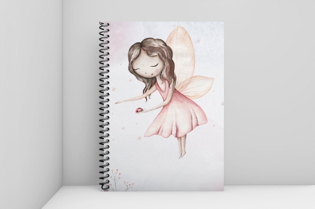 Fairy Journal, Fairy Notebook, Fairy, Fairy Spiral Notebook, Spiral ...