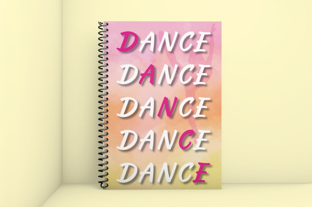 Dance Journal, Dance Notebook, Dance, Dance, Dance, Dance Spiral ...