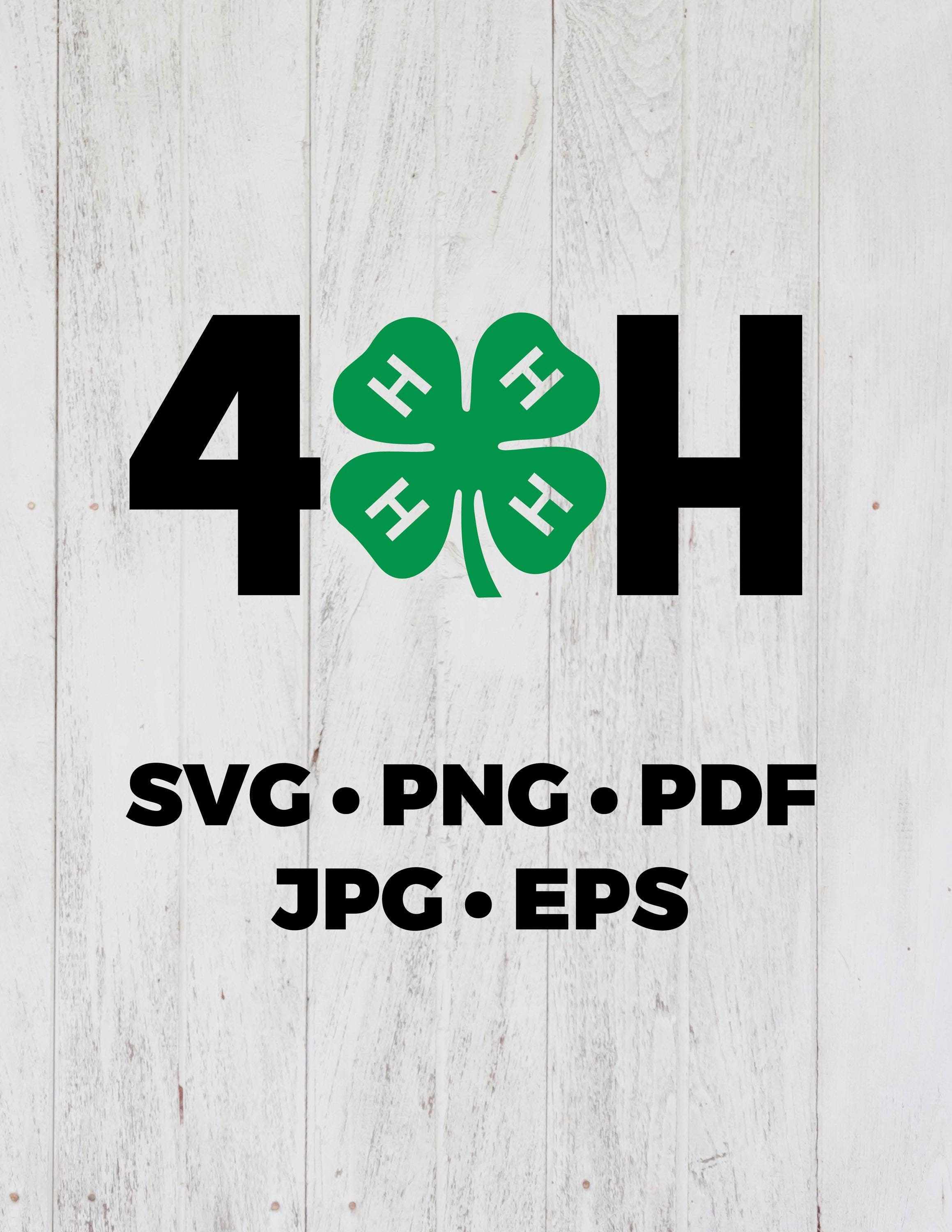 SVG, Instant Download, File for Cricut, Silhouette, Leaf Clover, 4H ...