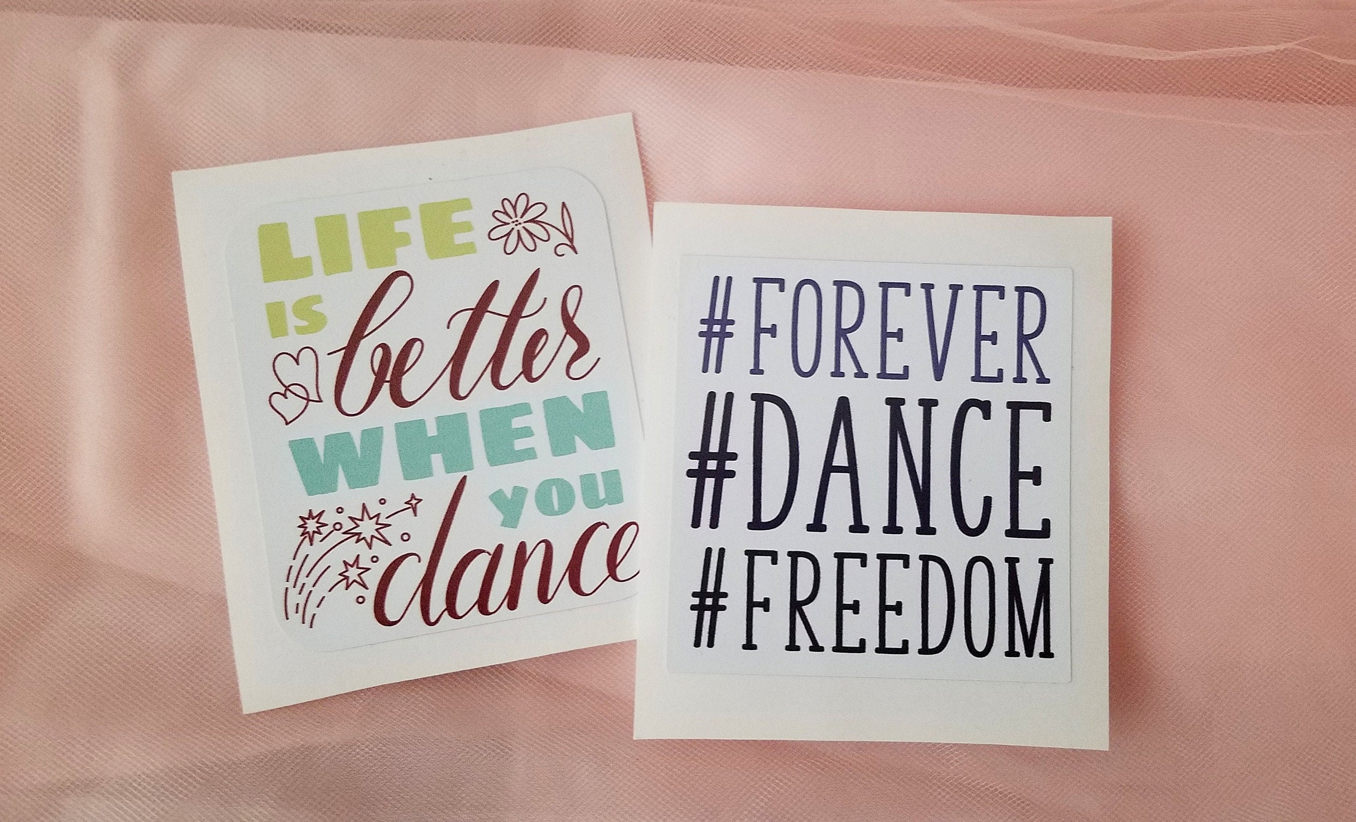 Dance Sticker Pack of 6, Dance Stickers, Dancing Quotes, Fun Quotes ...