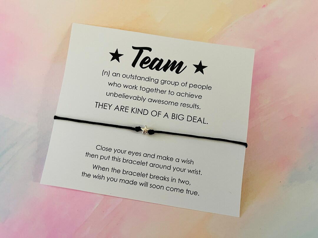 Team Wish Bracelet, Team Tie on Wish Bracelet, Wish Bracelet Party ...