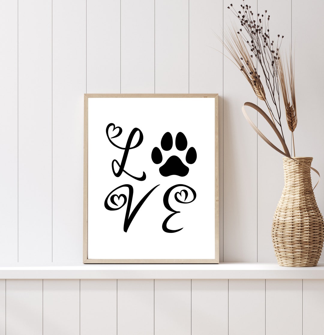 Dog Quote Printable Dog Wall Decor Dog Quotes Dog Lovers - Etsy