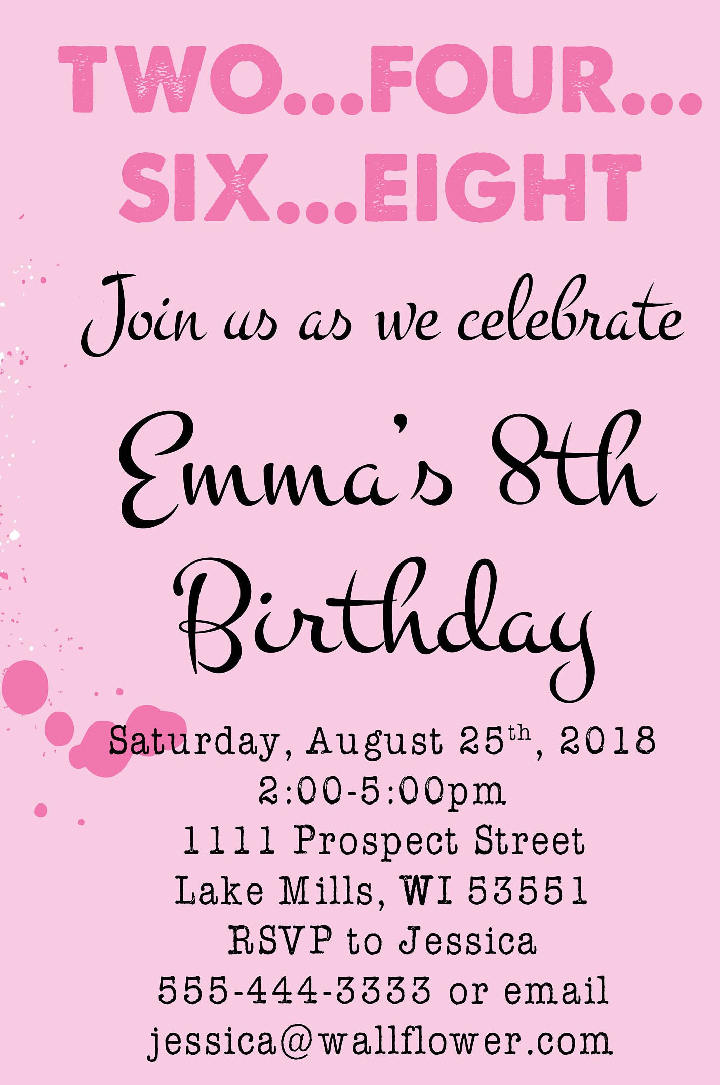 Cheer Birthday Invitation, Personalized, Digital File, Cheerleader ...