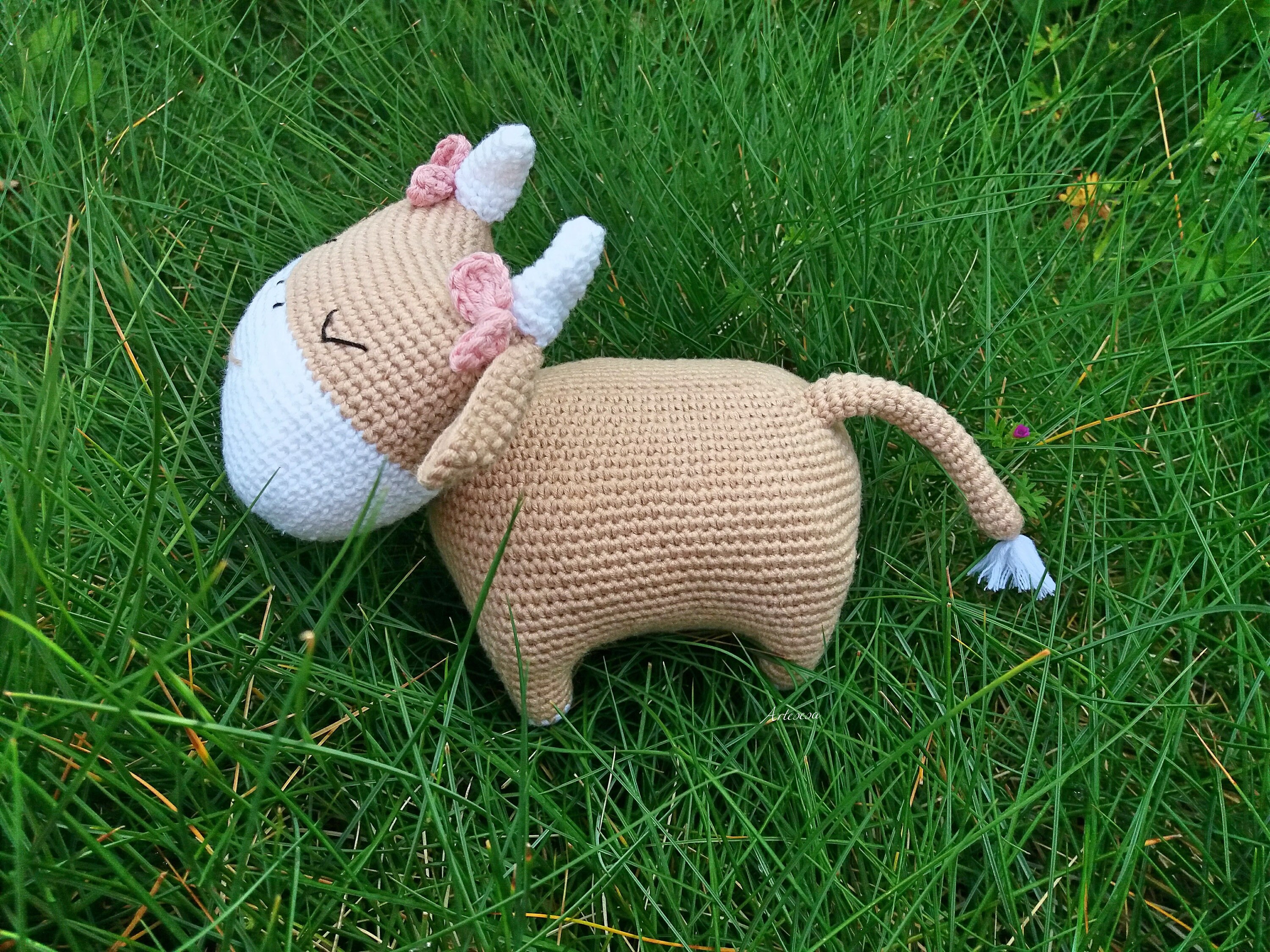 Rubia Cow cow crochet pattern crochet cow pattern cow | Etsy