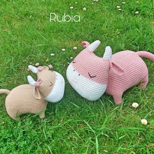 Rubia Cow Cow Crochet Pattern Crochet Cow Pattern Cow - Etsy