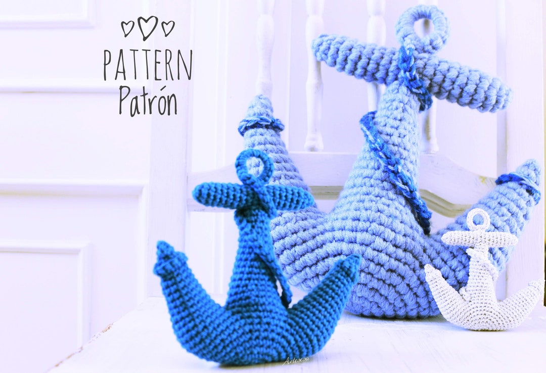 Pattern Amigurumi Anchor, Pattern Crochet Anchor, Anchor Pattern ...