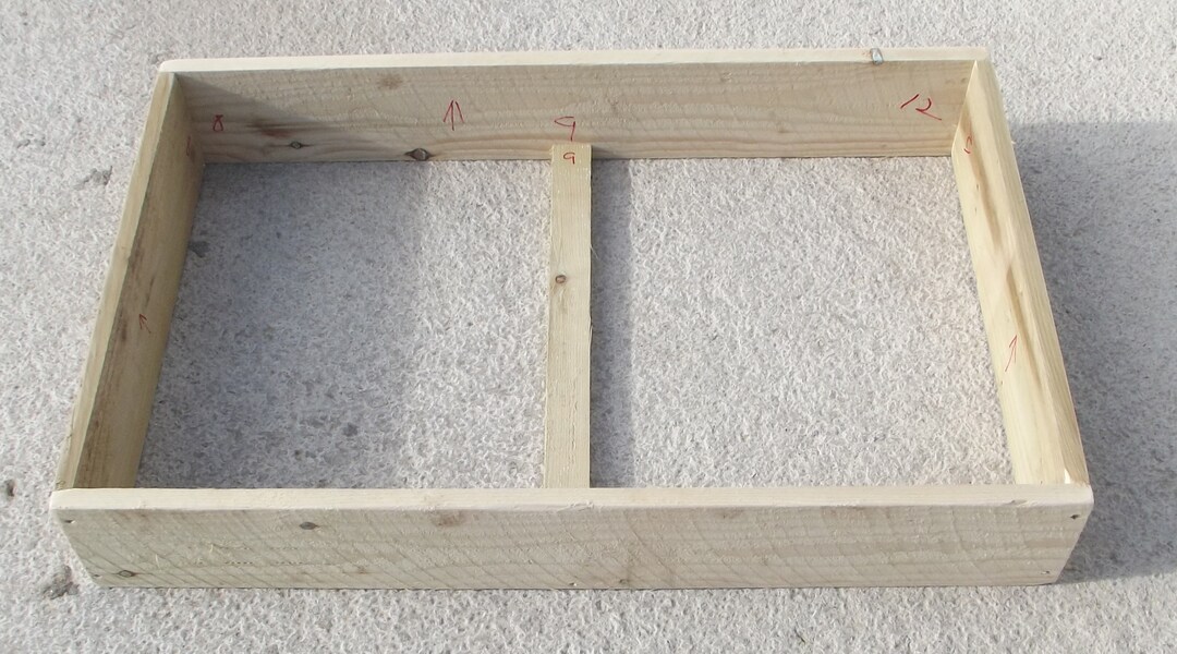 Rough Sawn Wooden Raised Garden Bed Frames for Flower, Vegetables ...