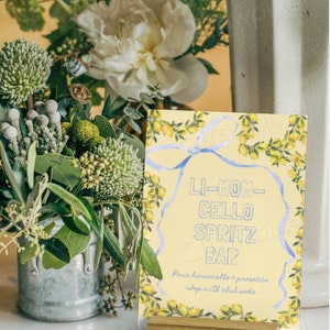 Bundle Sicilian Italian Lemon Ciao Baby Boy Shower Package - Invitation ...