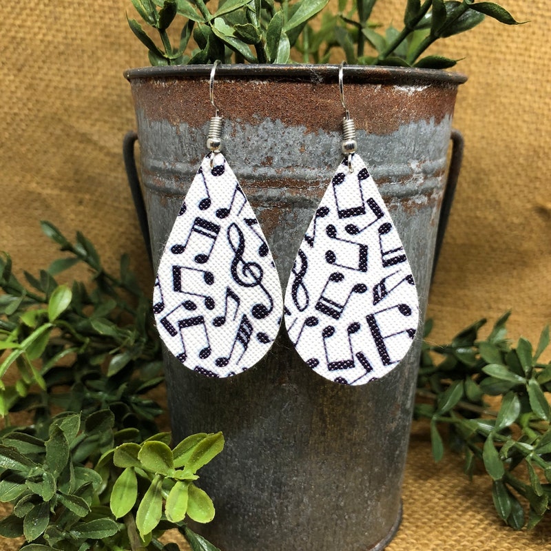 Music Earrings - Etsy