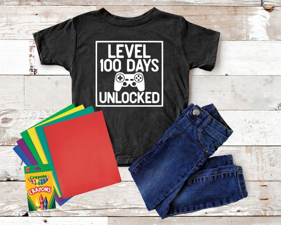 100 days unlocked 100th day of school shirt 100 days of | Etsy