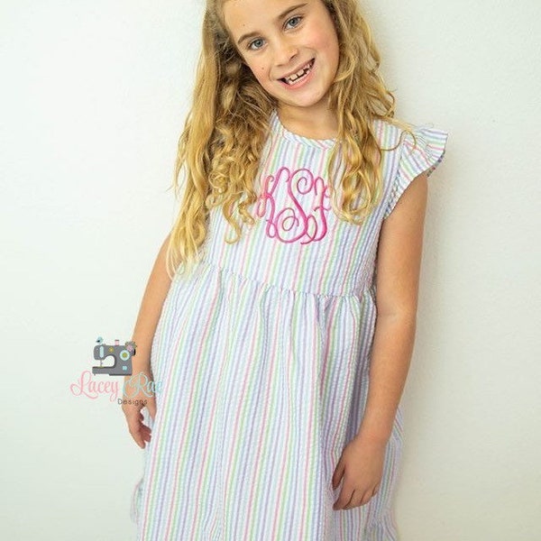 Seersucker Dress - Etsy