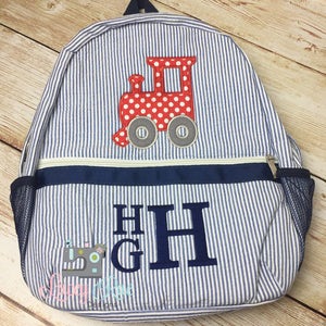 Mallard Duck Boys Seersucker Preschool Backpack, Boys Seersucker, Duck ...