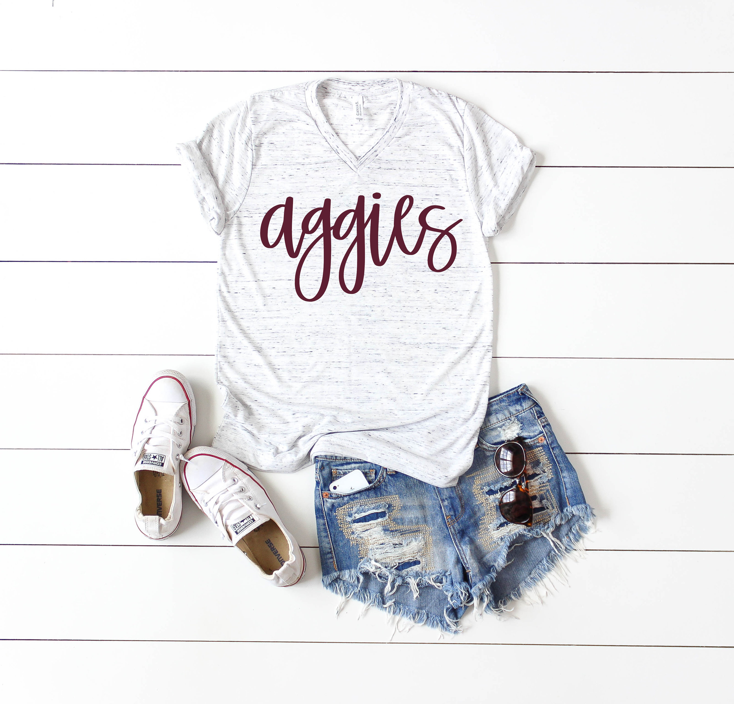 Aggies script tank or shirt game day shirt Texas A&M shirt | Etsy