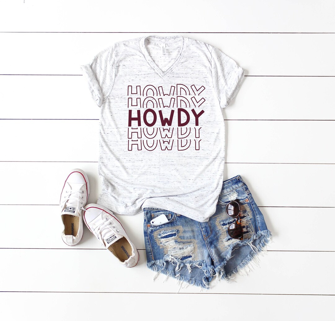 Howdy Aggie Shirt, Game Day Shirt, Texas A&M Shirt, Aggie Shirt, Aggie ...