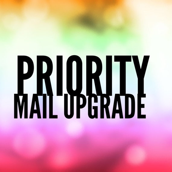 PRIORITY MAIL UPGRADE - Etsy