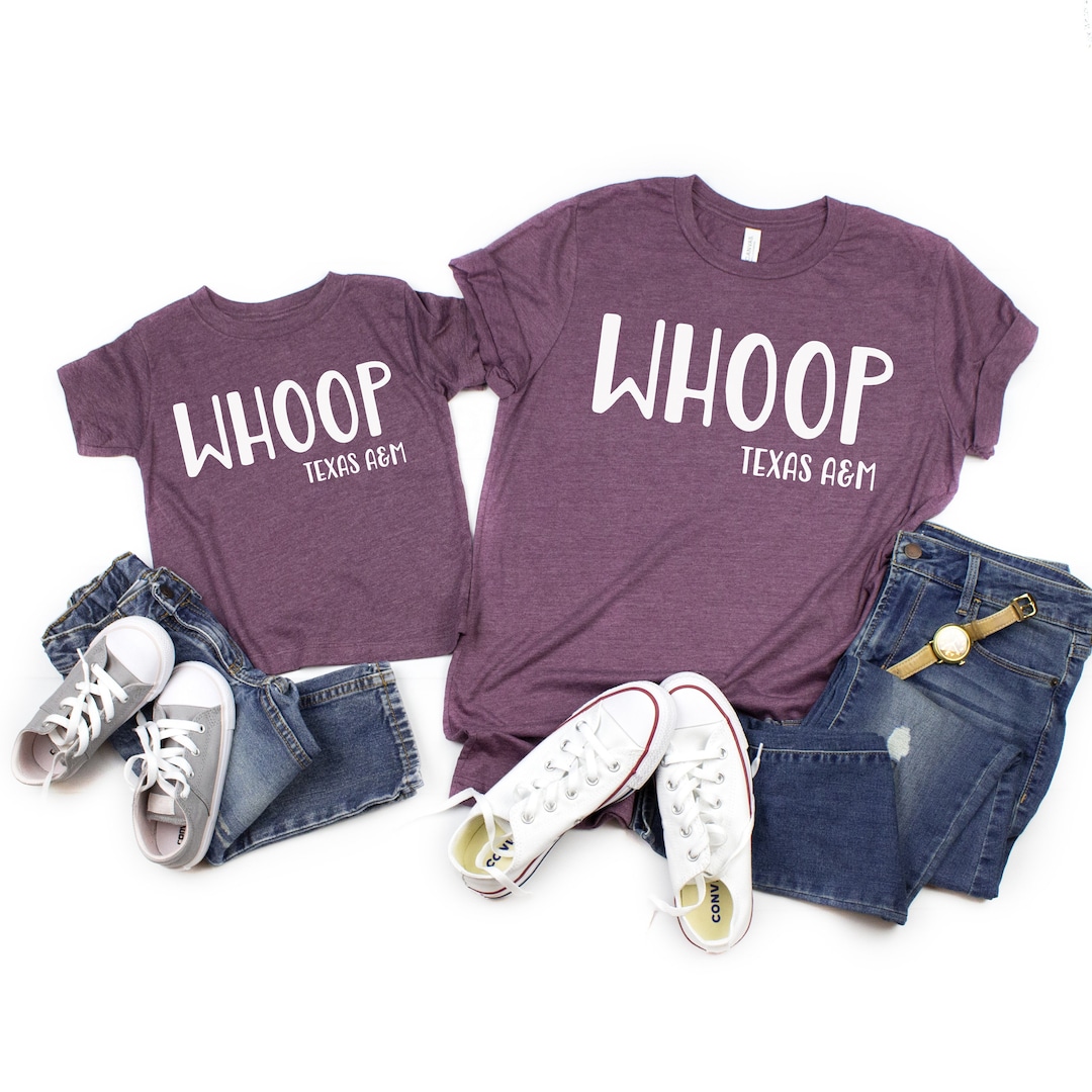 Whoop Texas A&M Shirt, Game Day Shirt, Crew Neck Aggie, Aggie Game Day ...
