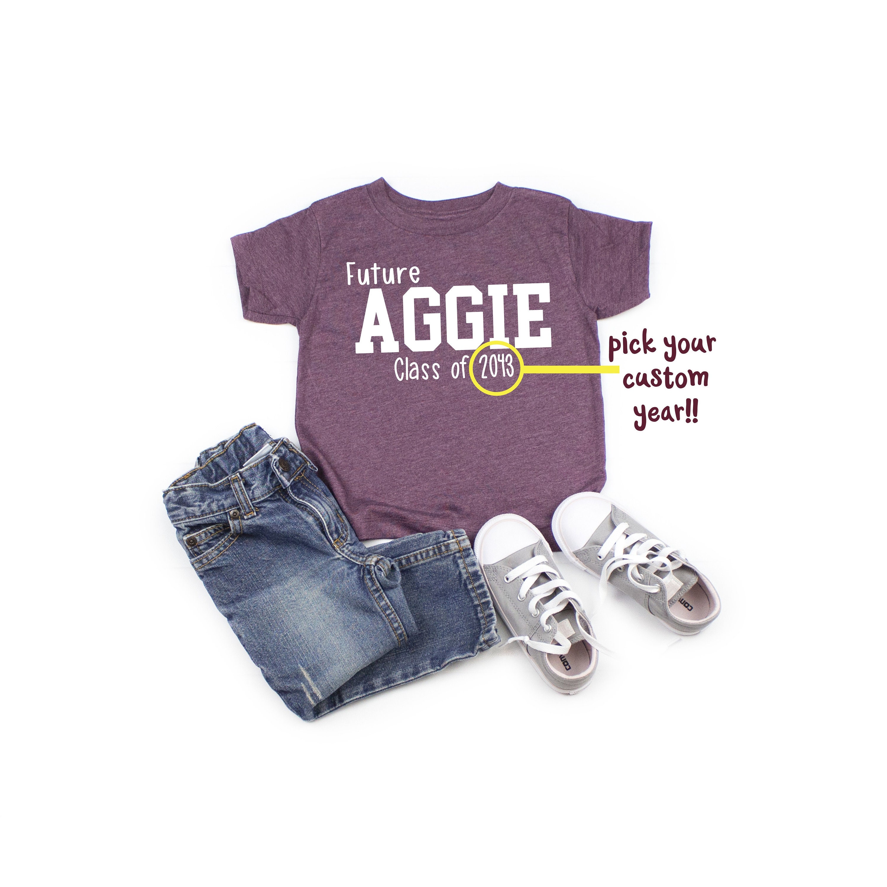 Future Aggie Toddler or Youth Shirt Future Texas Aggie - Etsy