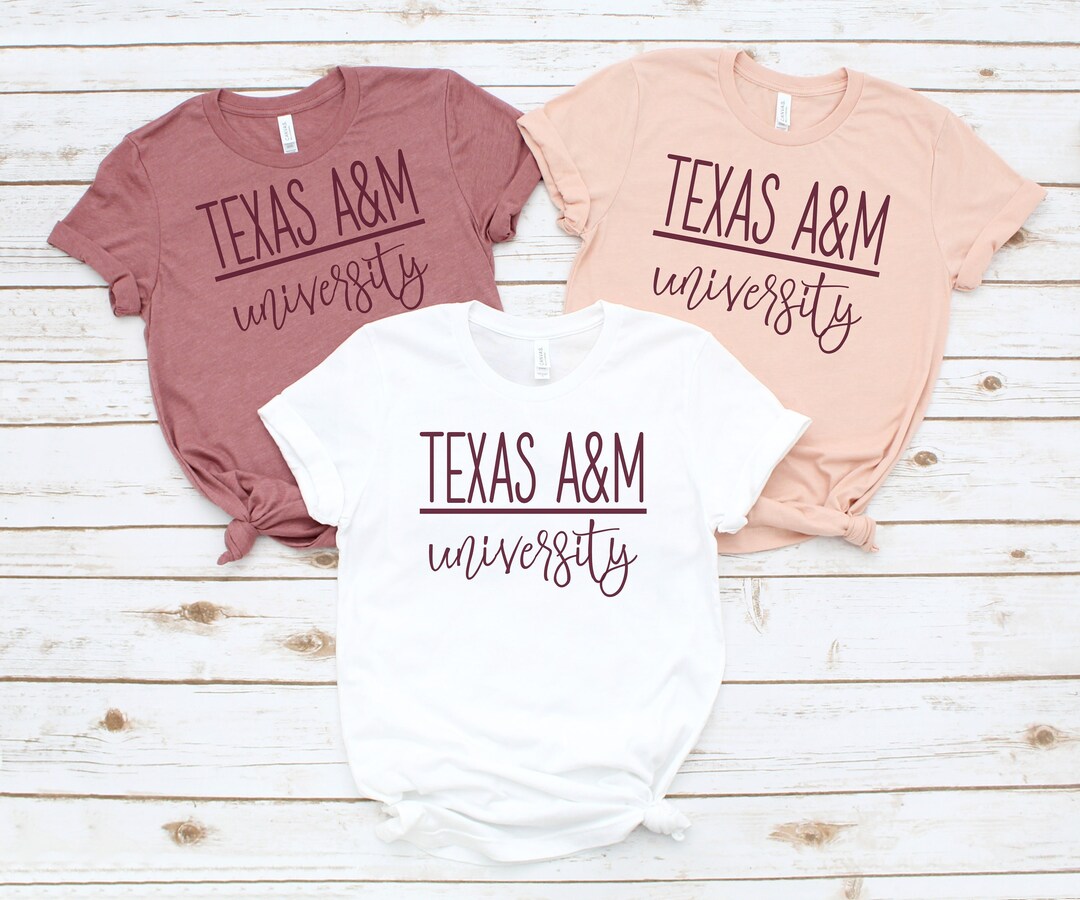 Texas ATM University Rose Gold Shirt, Game Day Shirt, Texas A&M Shirt ...