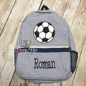 Mallard Duck Boys Seersucker Preschool Backpack, Boys Seersucker, Duck ...