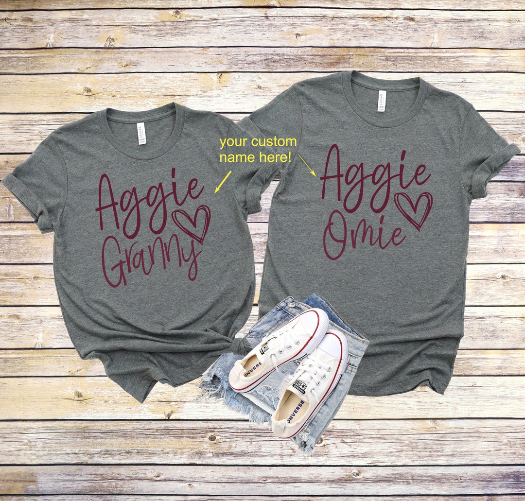 Aggie Custom Name Shirt for Her, Game Day Shirt, Texas A&M Shirt, Texas ...