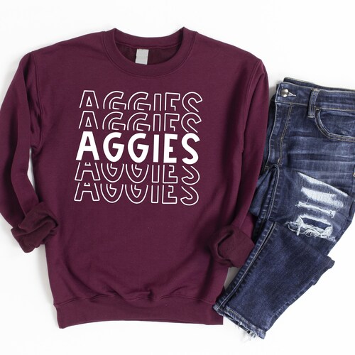 Whoop Texas A&M Aggies Sweatshirt Game Day Shirt Aggie - Etsy