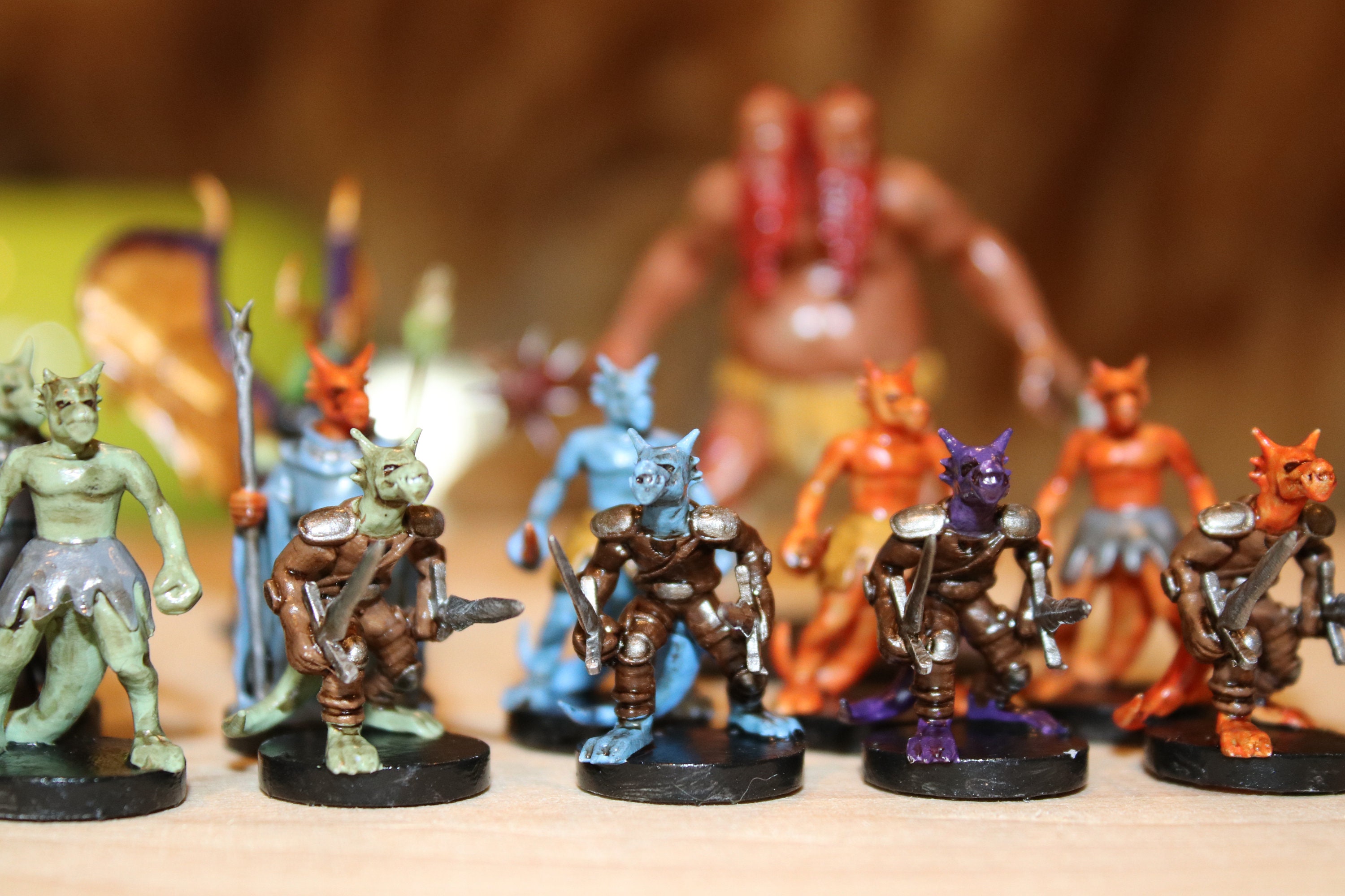 Dnd Miniature Set Kobold Monster Army for Tabletop Rpgs 16 - Etsy