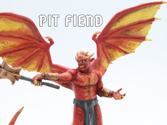Pit Fiend devil lord mini for tabletop DnD hand painted | Etsy