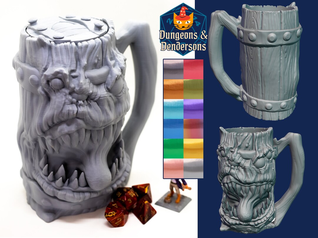 Mimic Monster Mug Cup Holder - Choose Your Color - Fits Cans & Bottles ...