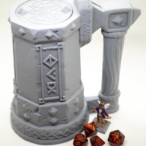 Dwarven Drinking Tankard Choose Your Color Fits Cans & Bottles 3D ...