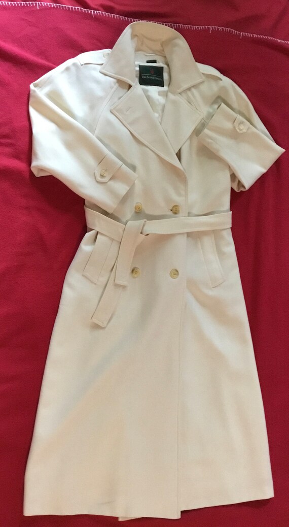 Women’s Pure Wool Winter White Trench Coat - Gem