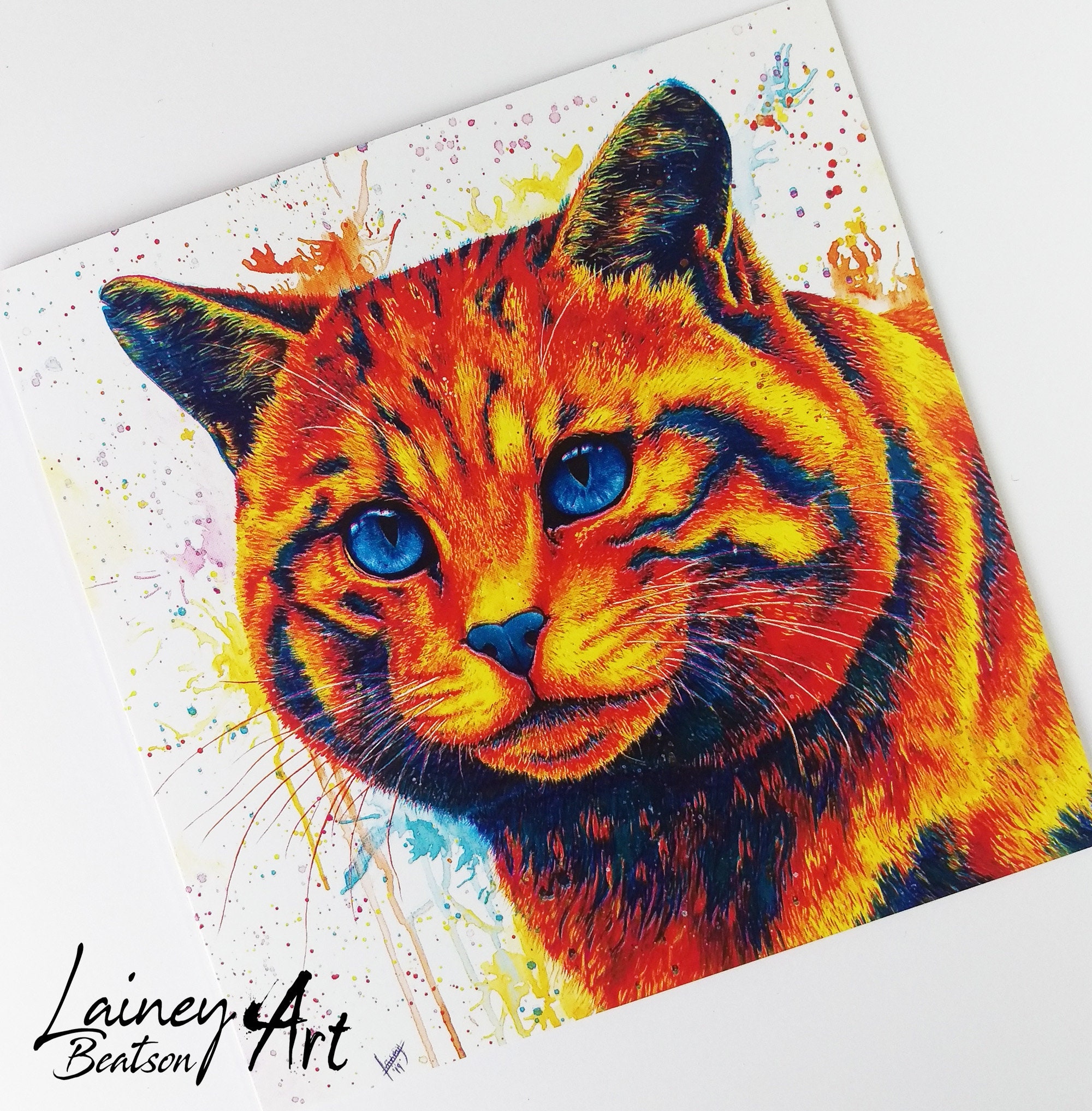 Scottish Wildcat Card Card Scottish Wildcat Card Scottish - Etsy