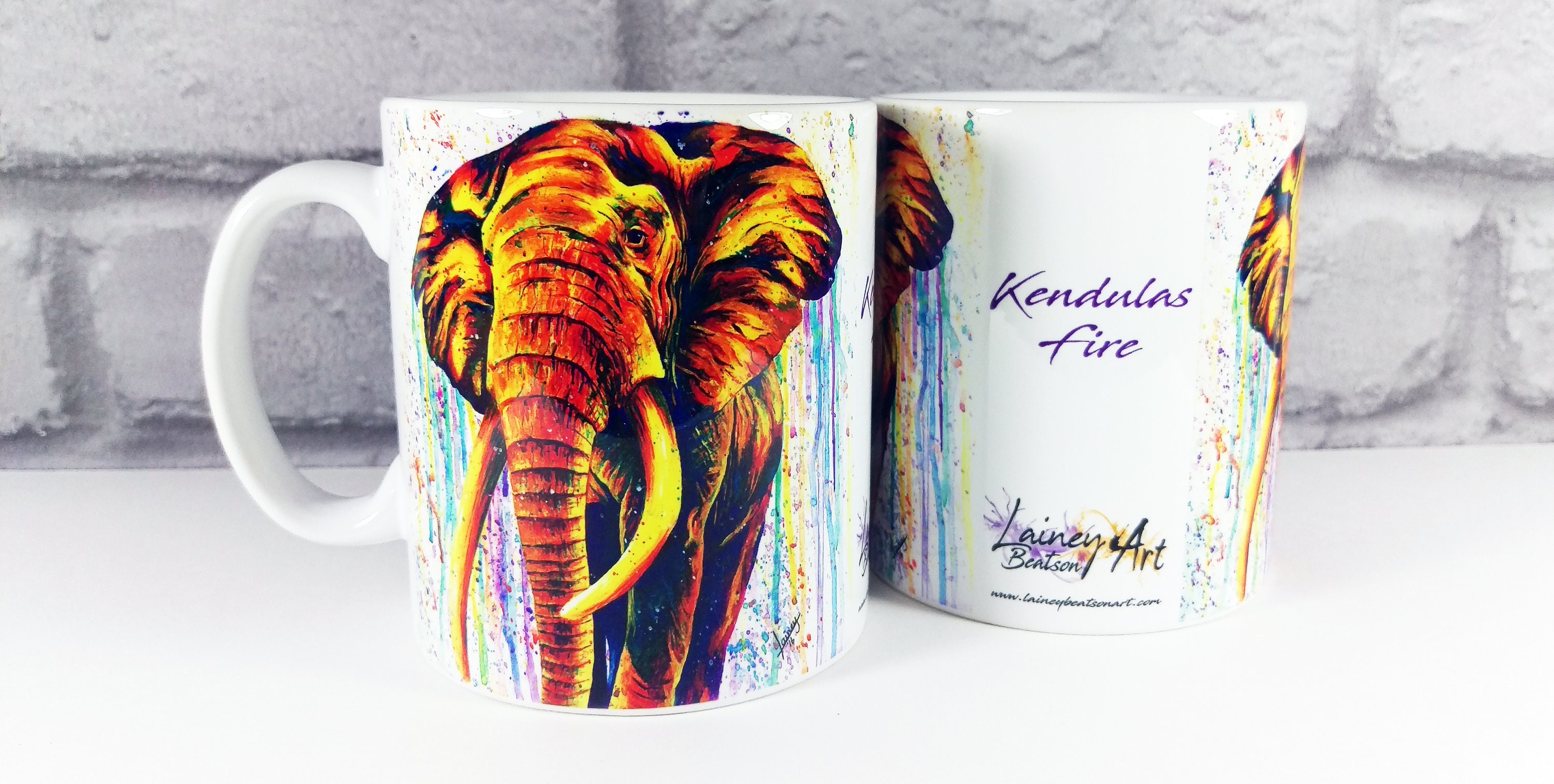 Elephant Mug, Elephant Drinkware, Elephant Gift, Elephant Christmas ...