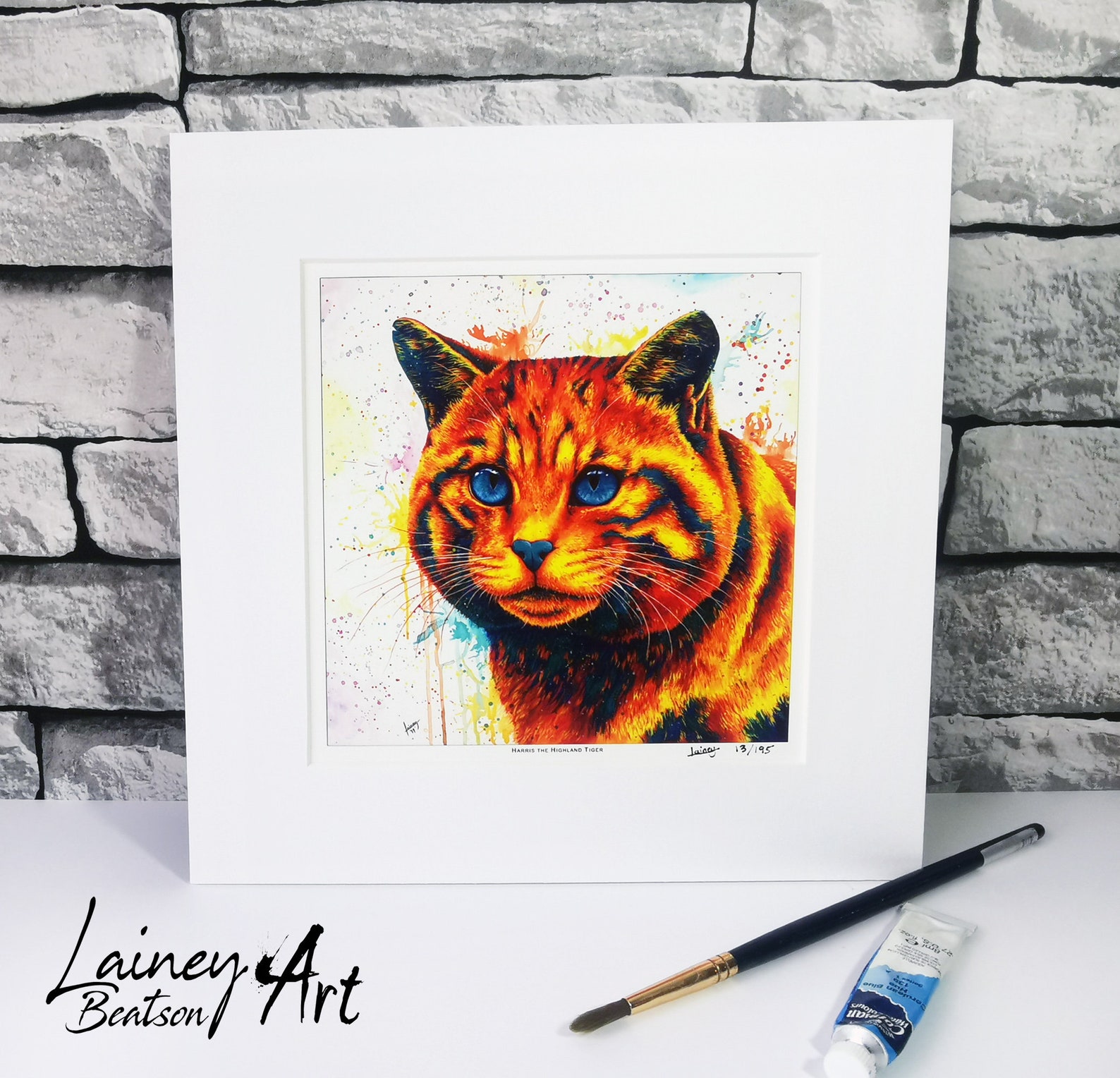 Scottish Wildcat Print Scottish Wildcat Scottish Wildcat | Etsy