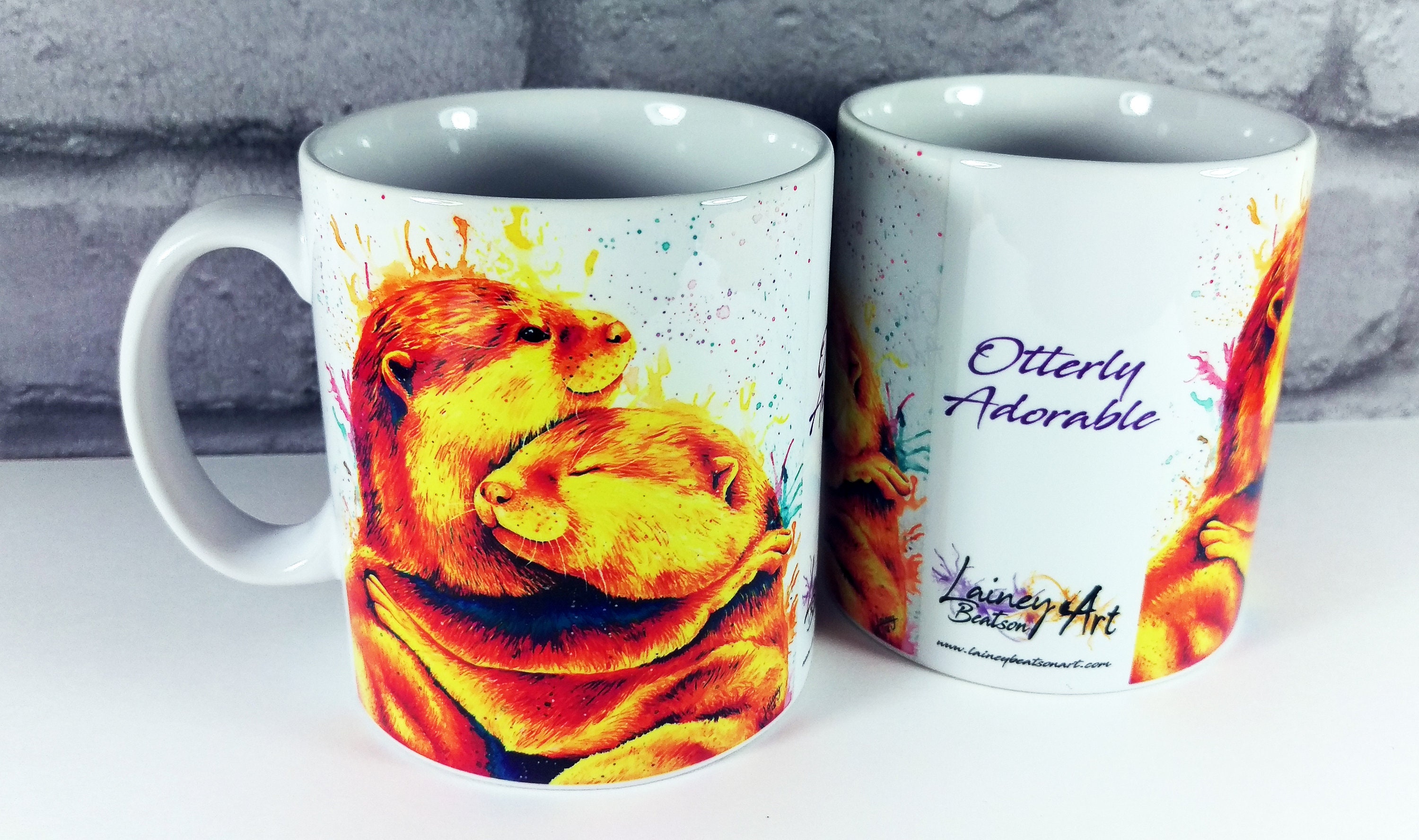 Otter Mug Otter drinkware Otter gift Otter Christmas gift | Etsy