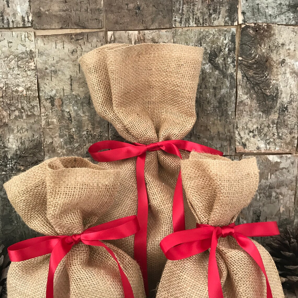 Hessian Gift Bag - Etsy UK