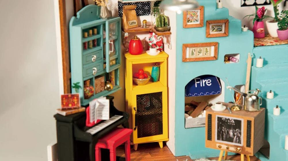 Joy's Living Room DIY Miniature Build Kit - Etsy