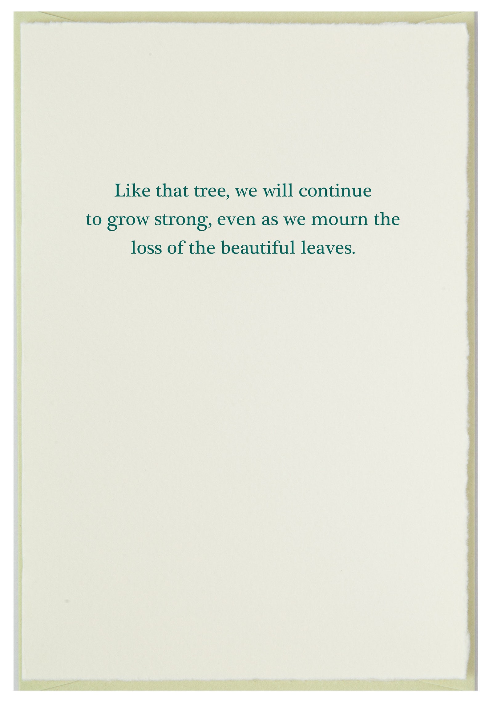 Thoughtful Condolence Card on Soft Felted Italian-made Paper - Etsy