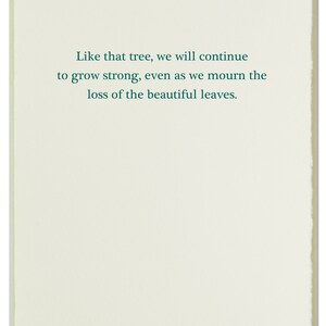 Thoughtful Condolence Card on Soft Felted Italian-made Paper - Etsy