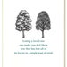 Thoughtful Condolence Card on Soft, Felted Italian-made Paperprinted in ...