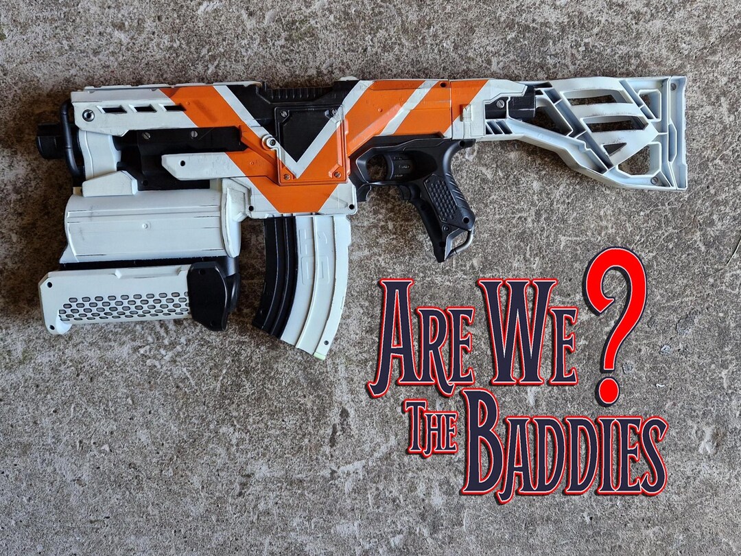Nerf Demolisher Custom Painted Rifle Inspired by Destiny Videogame ...