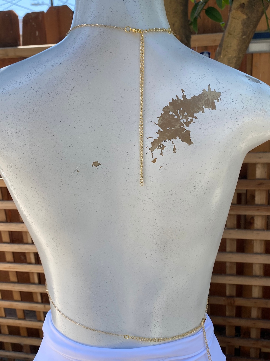 Slider Ring Body Chain, Layered Body Jewelry, Body Jewelry, Festival ...