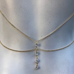 Back Body Chain, Jewelry, Bikini Body Jewelry, Back Drop Jewelry ...