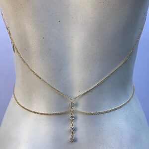 Back Body Chain, Jewelry, Bikini Body Jewelry, Back Drop Jewelry ...